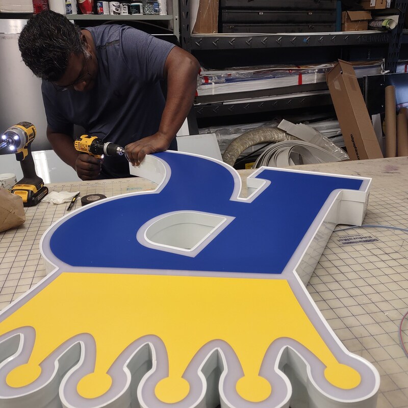 Led Large Letters - Etsy