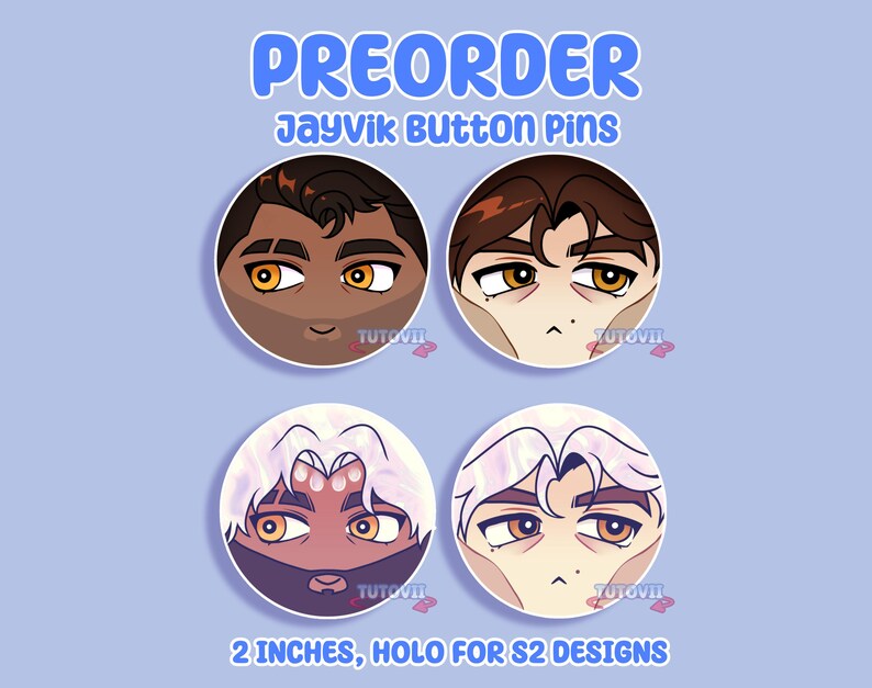 PRE ORDER Arcane Season 2 Jayvik Button Pin Holographic - Etsy