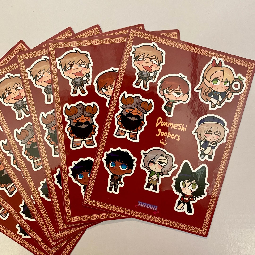 Dungeon Meshi Delicious in Dungeon Sticker Sheet - Etsy