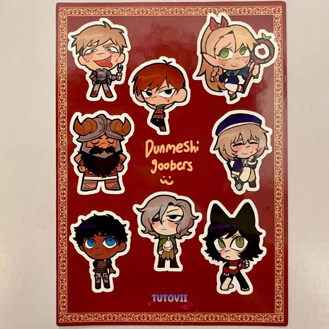Dungeon Meshi Delicious in Dungeon Sticker Sheet - Etsy