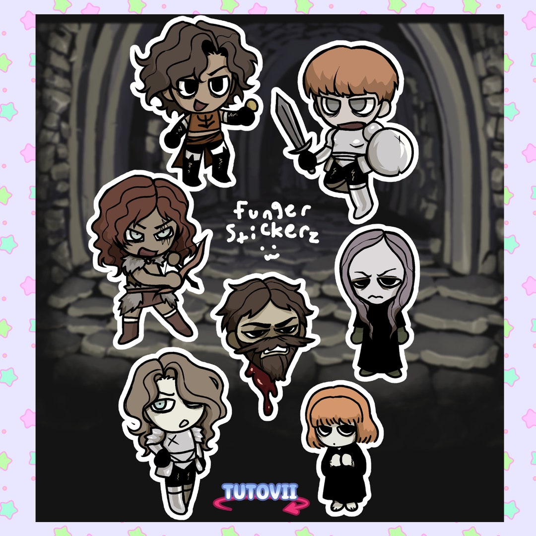 FEAR AND HUNGER 1 Sticker Sheet - Etsy