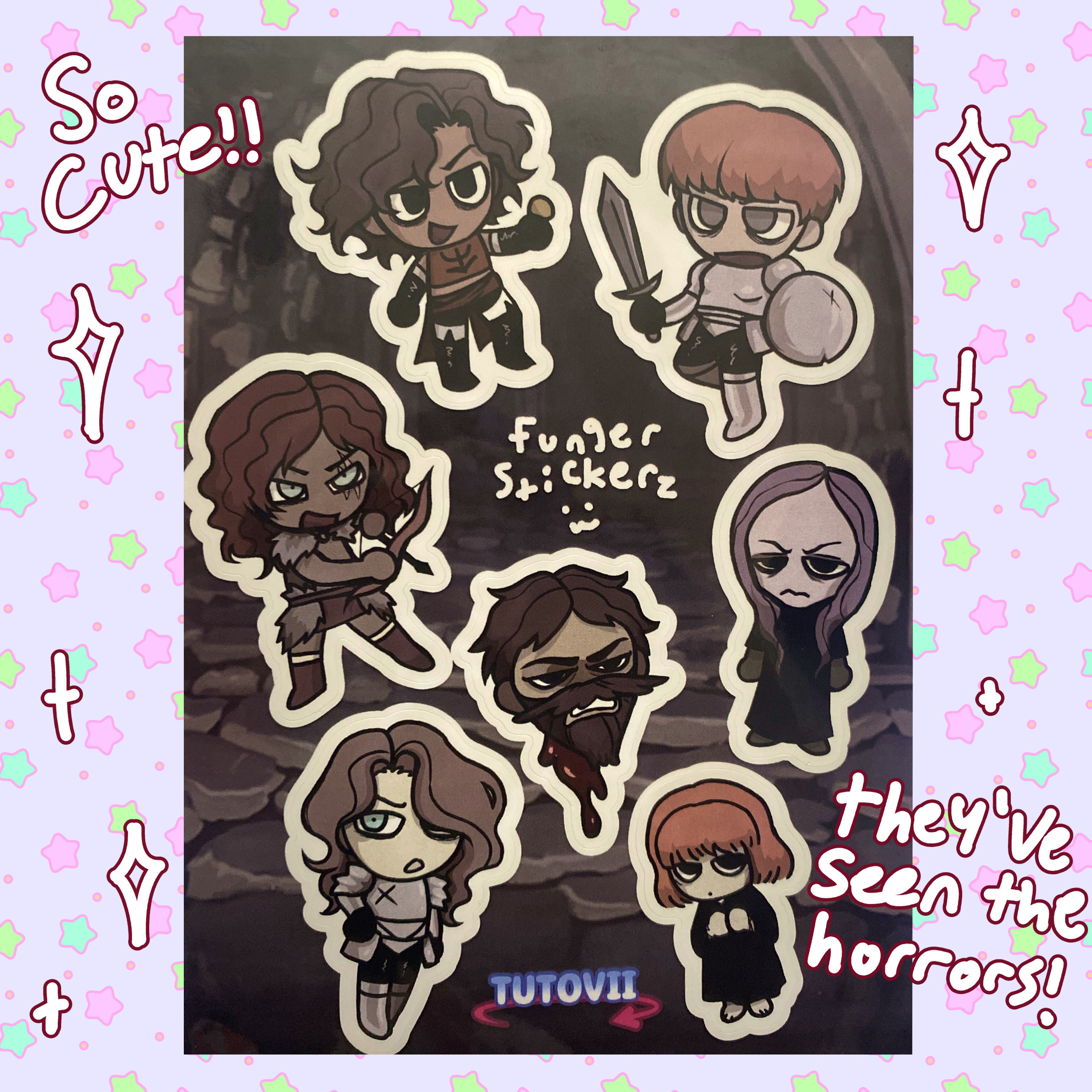 FEAR AND HUNGER 1 Sticker Sheet - Etsy