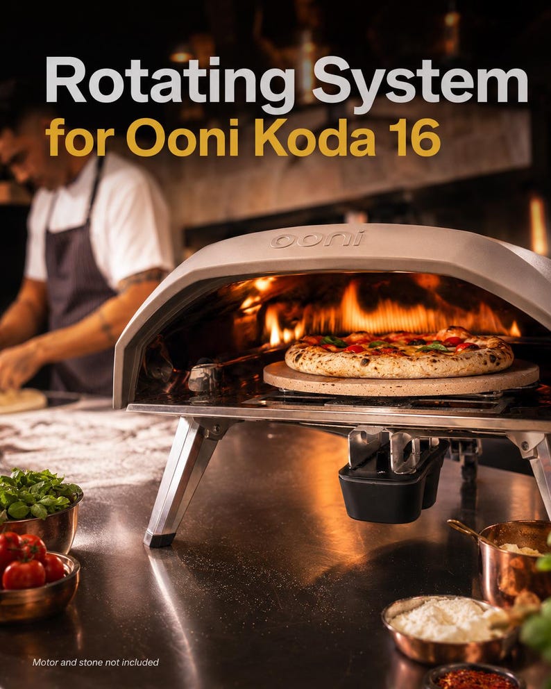 Ooni Koda 16 Rotating Turntable Upgrade | Pizza Rondó Turntable System ...