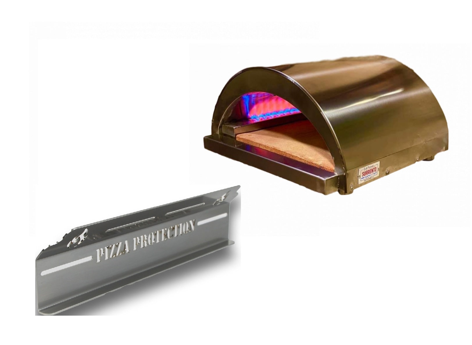 Edil Forni Etna Due Pizze Flame Protection Pizza Edge Protection Pizza ...