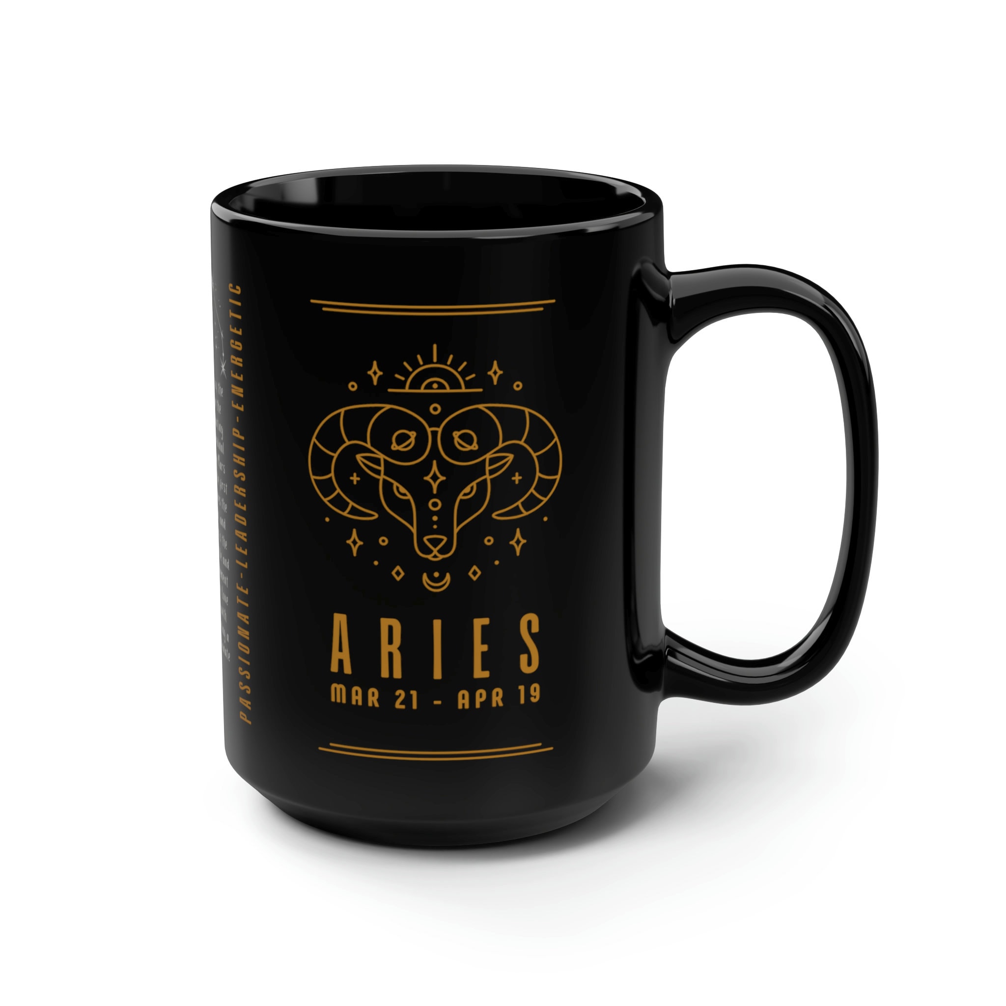 Aries Mug, Zodiac Mug for Aries, Horoscope Mug, March Birthday Gift ...