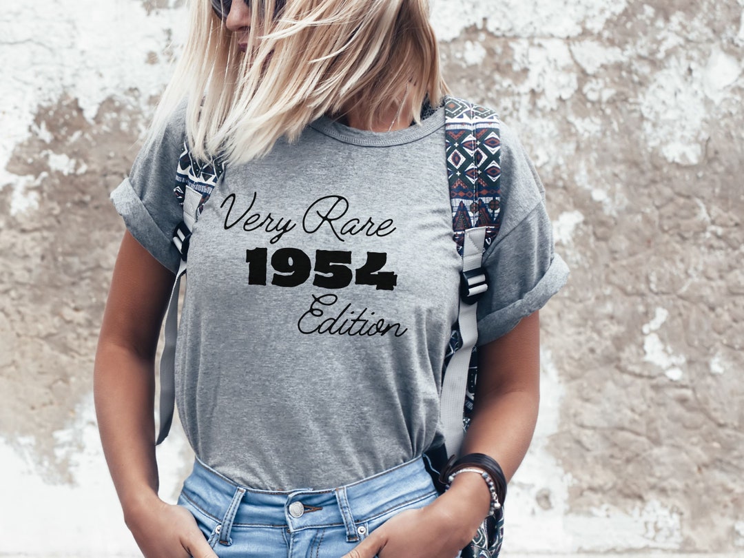 70th Birthday T-shirt, 1954 Statement T-shirt, 1954 T-shirt, Birth Year T-shirt, 70th T-shirt ...