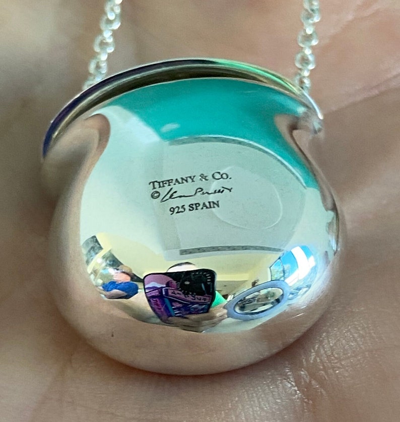 Buy Tiffany & Co, Elsa Peretti, Inro Bottle Necklace Pendant, Mother's ...