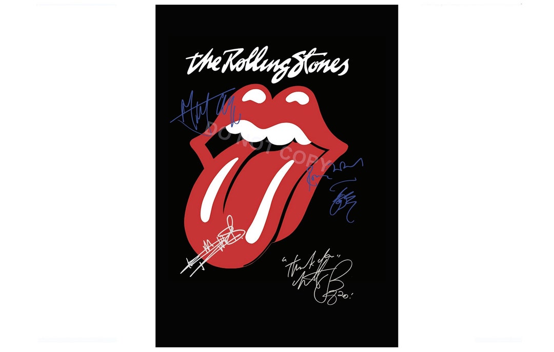 The Rolling Stones / Autographed Photo Reprint / Wall Art - Etsy