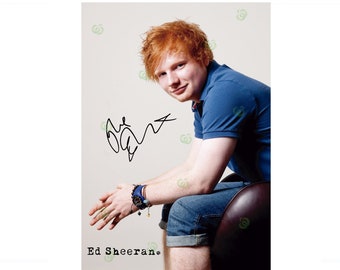 ED SHEERAN Autographed Signed Full Size GUITAR - Etsy