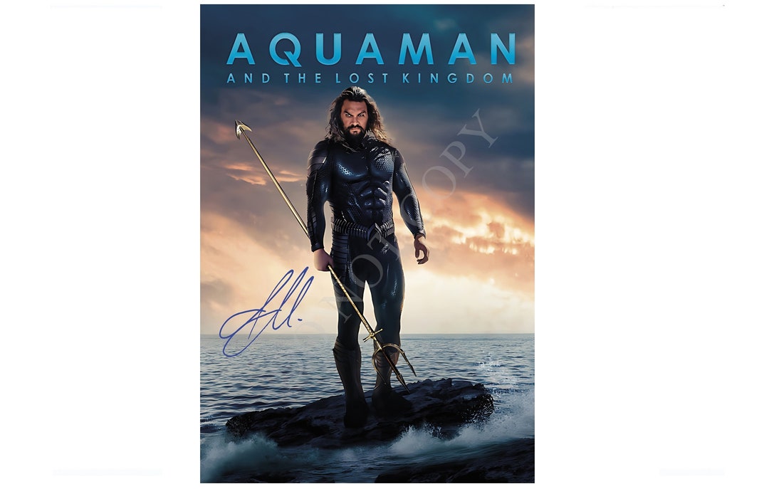 Jason Momoa / Aquaman / Autograph Photo Print / Art Wall - Etsy