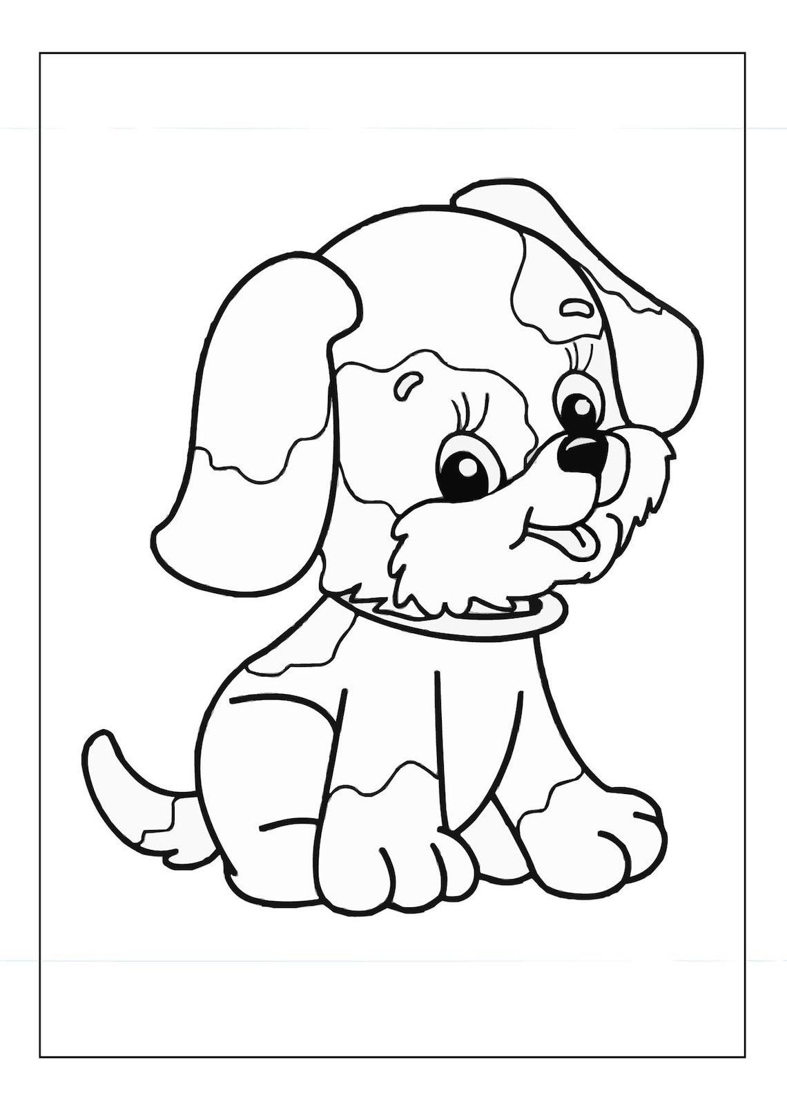 Libro Personalizable Para Colorear De Perritos - Etsy