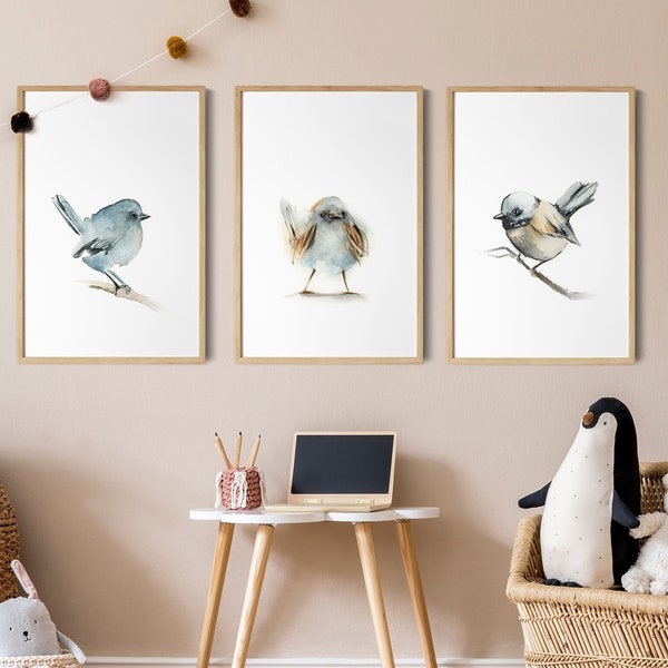 Bird Painting Set - Etsy