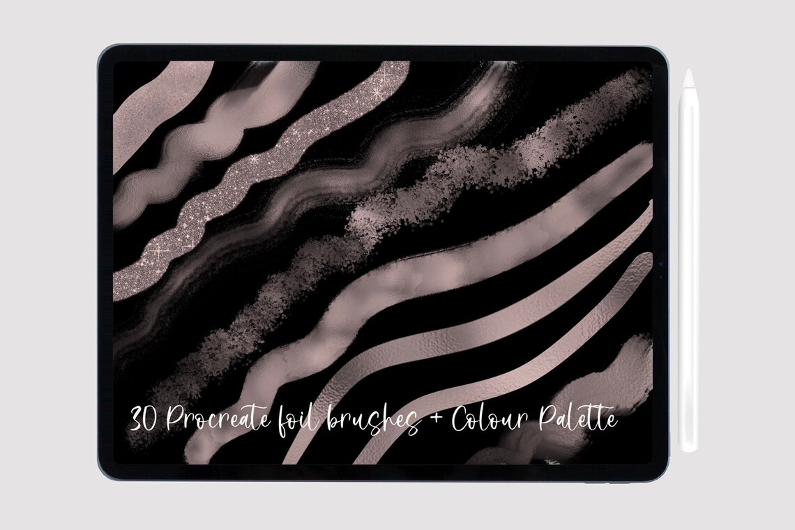 Procreate Metallic Foil Brushes - Etsy