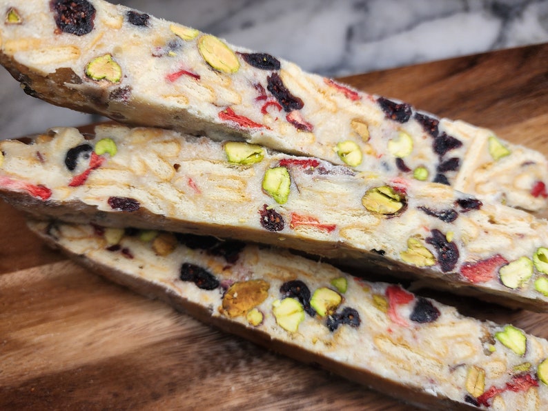 Delicious Nougat Candy With Strawberries, Cranberries and Pistachio ...