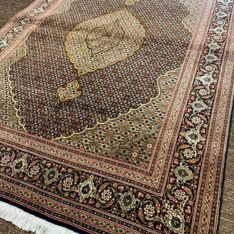 Tabriz Mahi Rug - Etsy