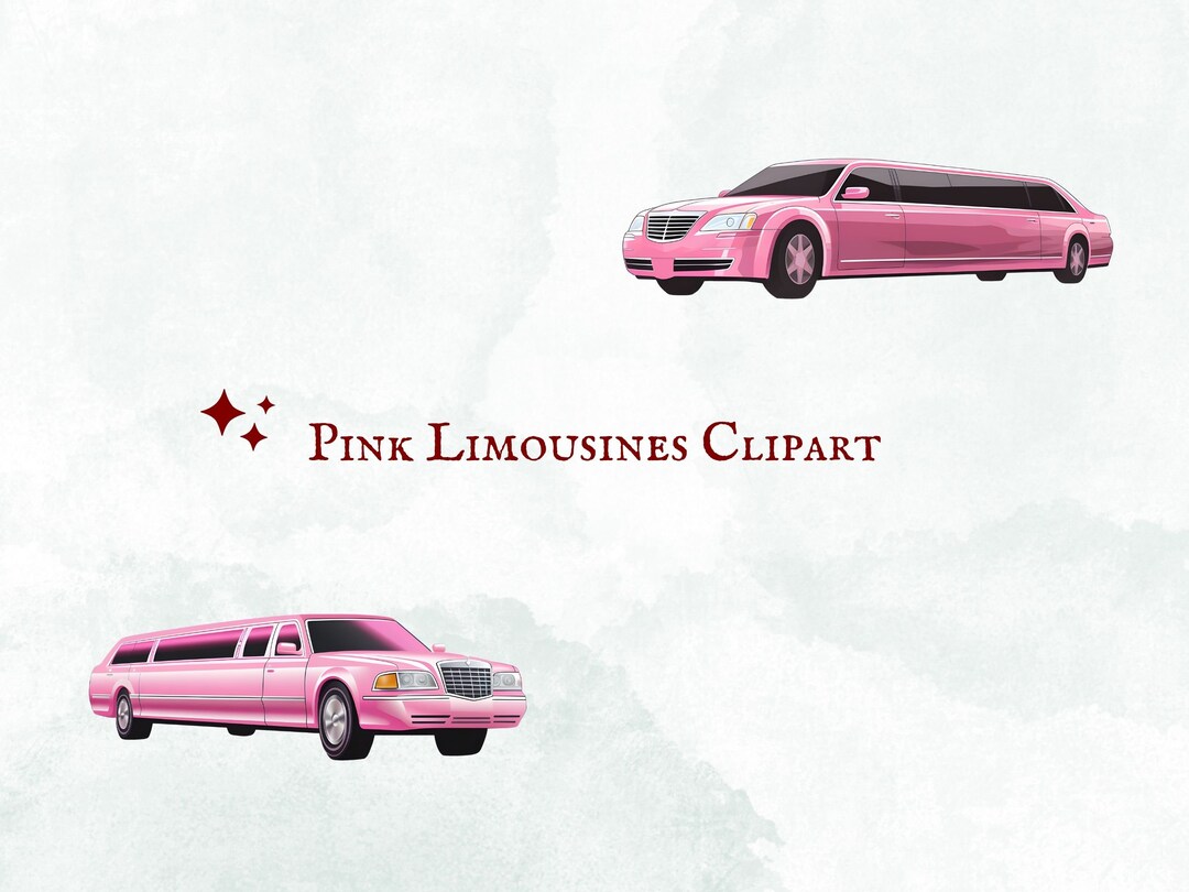 Pink Limousine Clipart - 10 PNG Images - Limousines - Cars Clipart ...