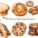 Watercolor Cookies Clipart 30 PNG Graphics Instant Download Commercial ...