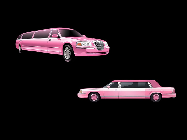 Pink Limousine Clipart - 10 PNG Images - Limousines - Cars Clipart ...