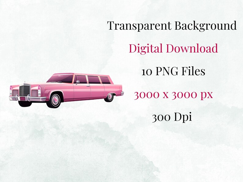 Pink Limousine Clipart - 10 PNG Images - Limousines - Cars Clipart ...