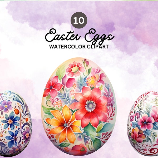 Easter Egg Clipart - Etsy