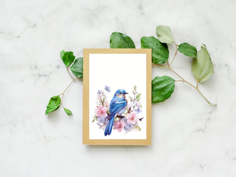 Bluebird Clipart, 8 High Quality Pngs, Nursery Art, Digital Download ...