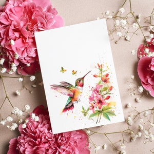 50 Mega Hummingbird PNG Bundle, Watercolor Hummingbird PNG Clipart ...