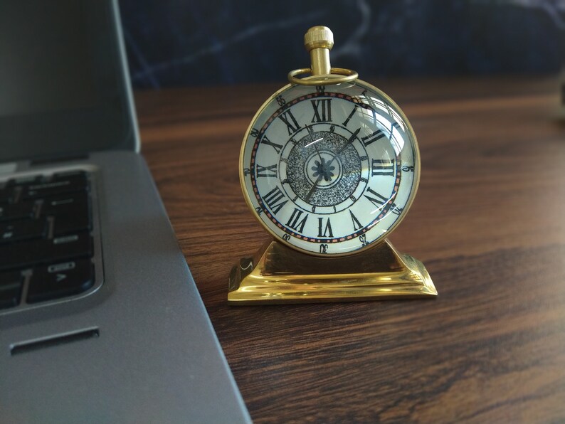 Vintage Desk Clock Table Top Clock for Bedroom Living Room - Etsy