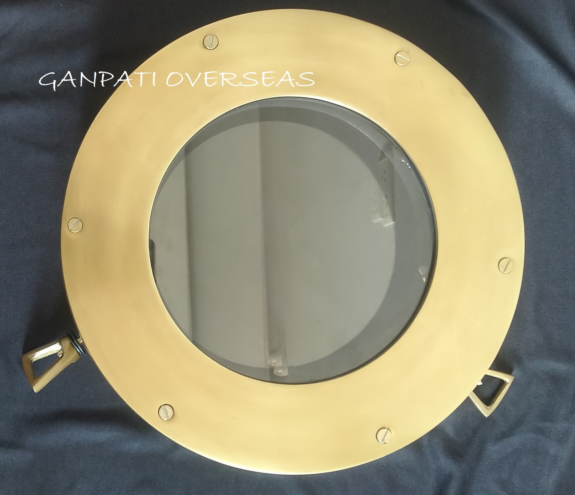 Retro 12 Canal Boat Porthole Window Antique Brown Door Window Glass ...