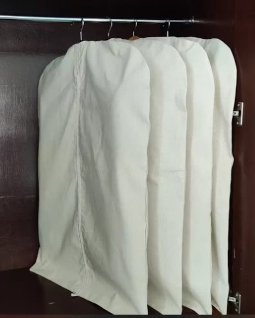 Pure Cotton Garments Bag Hanging Satchel| Bride or Groom Gift Idea for ...