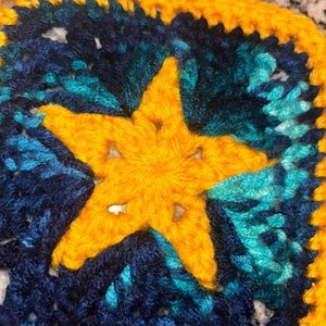 Star Granny Square Pattern - Etsy