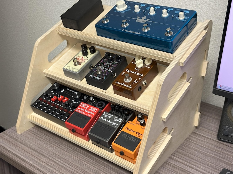 UPDATED 2025: 3 Platform Studio Desktop Pedalboard Kit for Recording ...