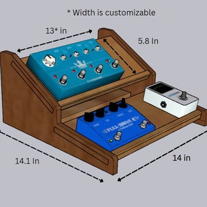 2 Tier Studio Desktop Pedalboard Kit for Recording Artists and Sound ...