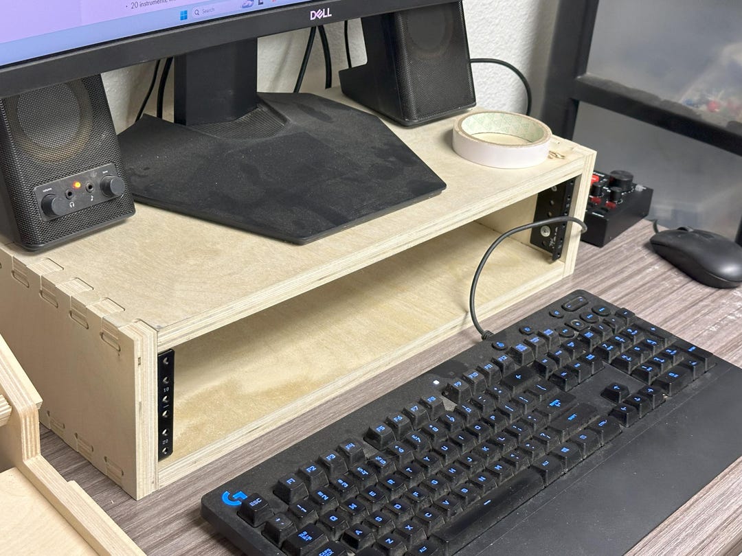 Affordable 2U Studio Rack, Recording Studio Furniture, DIY Studio Rack ...