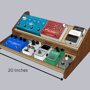 2 Tier Studio Desktop Pedalboard Kit for Recording Artists and Sound ...