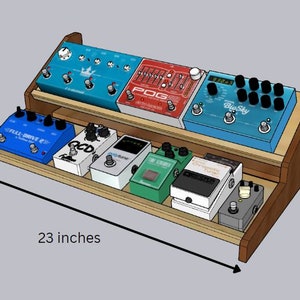 2 Tier Studio Desktop Pedalboard Kit for Recording Artists and Sound ...