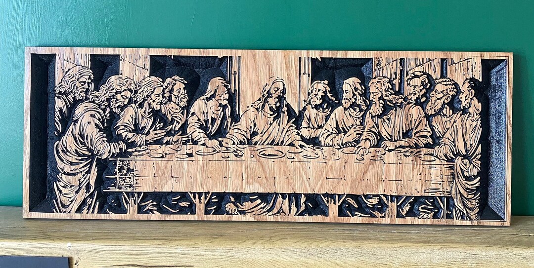 Jesus the Last Supper Carving - Etsy