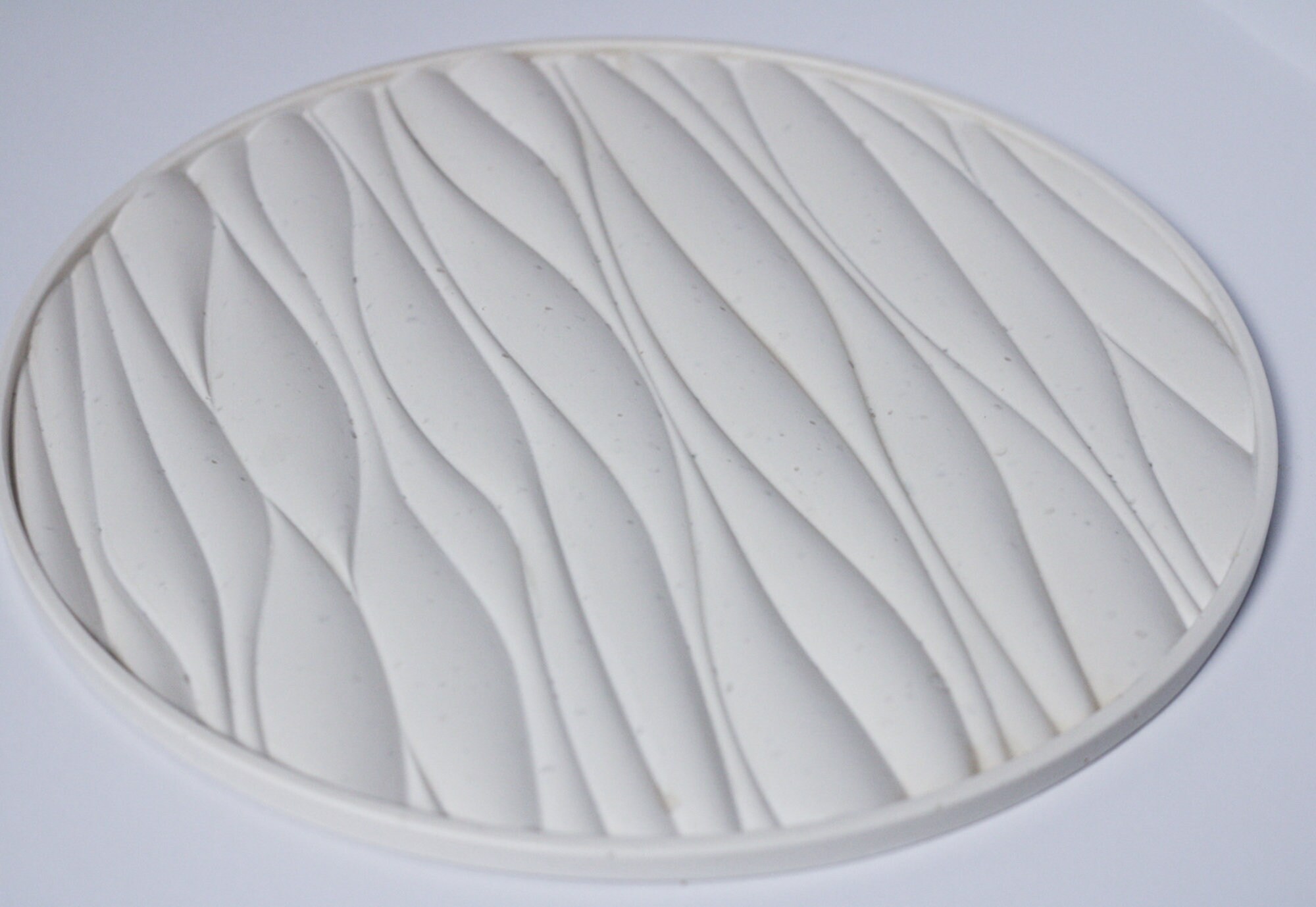 Large Wave Tray Decor Table Tray | Large Plate Stone Jesmonite ...