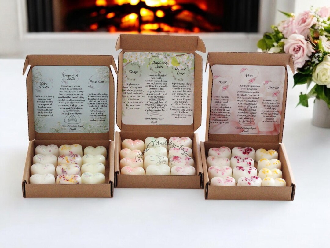 Luxury Wax Melt Pack of 12 Eco Friendly Wax Melt Strong Scented Gift ...
