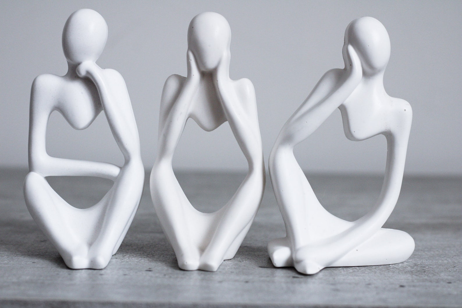 The Thinker Statues Abstract Art Home Ornaments Sculpture Contemporary ...