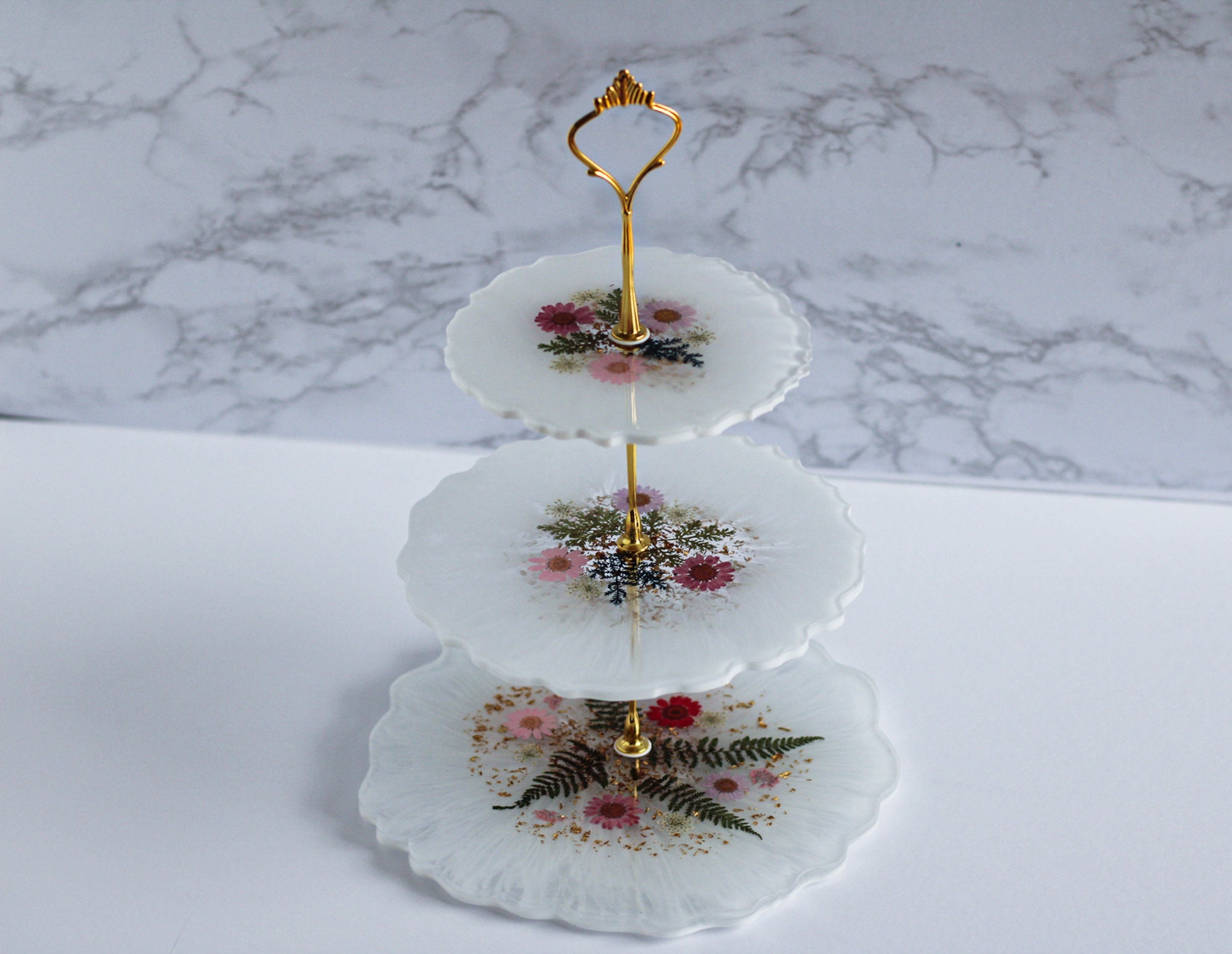 Tiered Resin Cupcake Stand Made To Order Personalised Gift Wedding