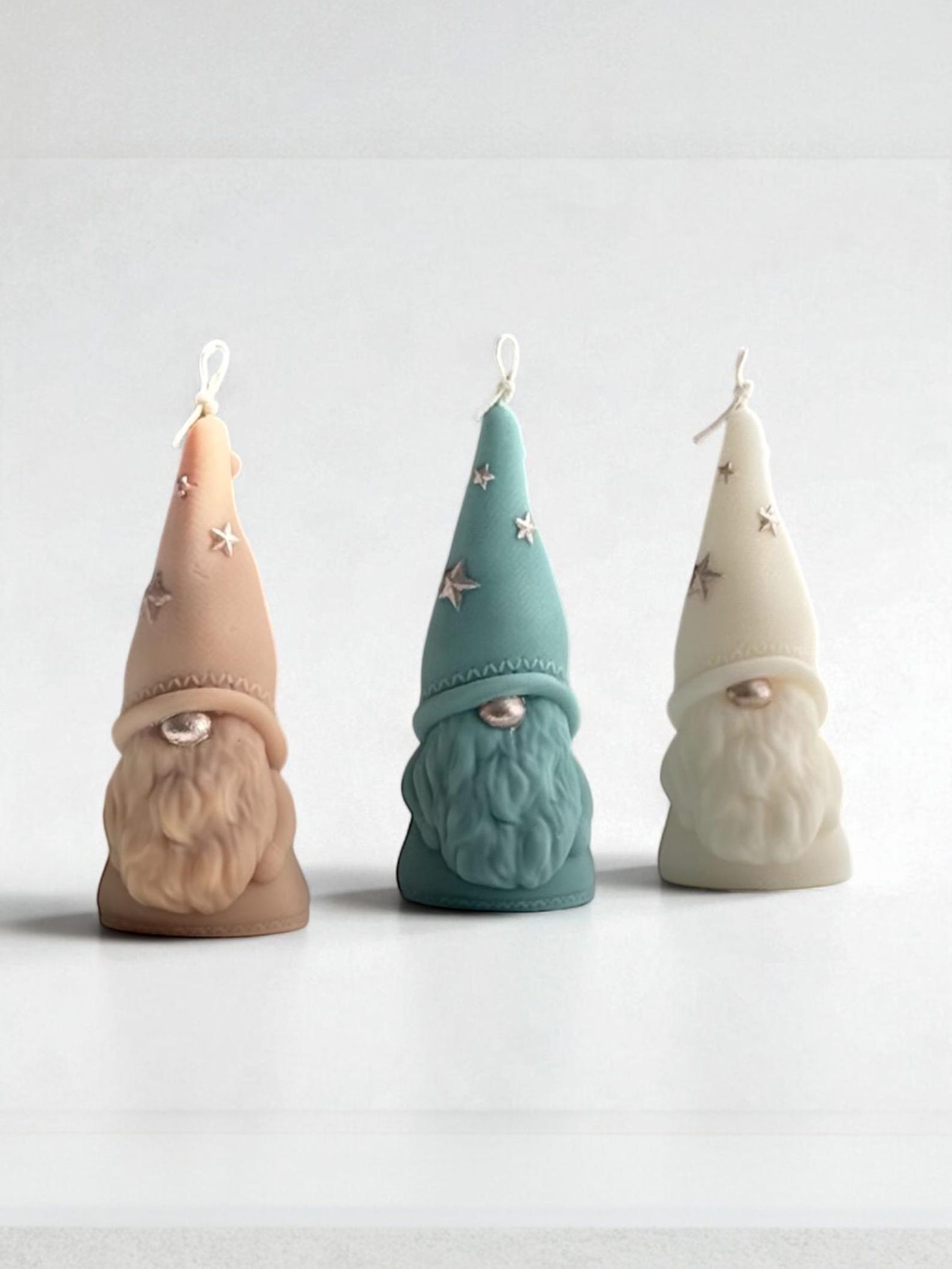 Gnome Christmas Candle Decoration Gonk Candle Christmas Ornaments ...