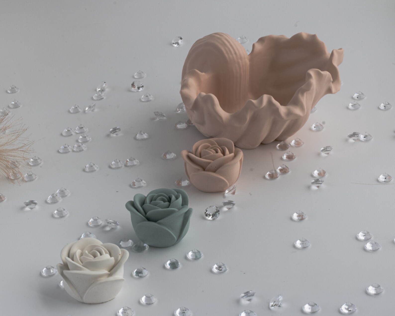 Conch Shell Ornament Bowl Jewellery Holder Business Card Holder Craft ...