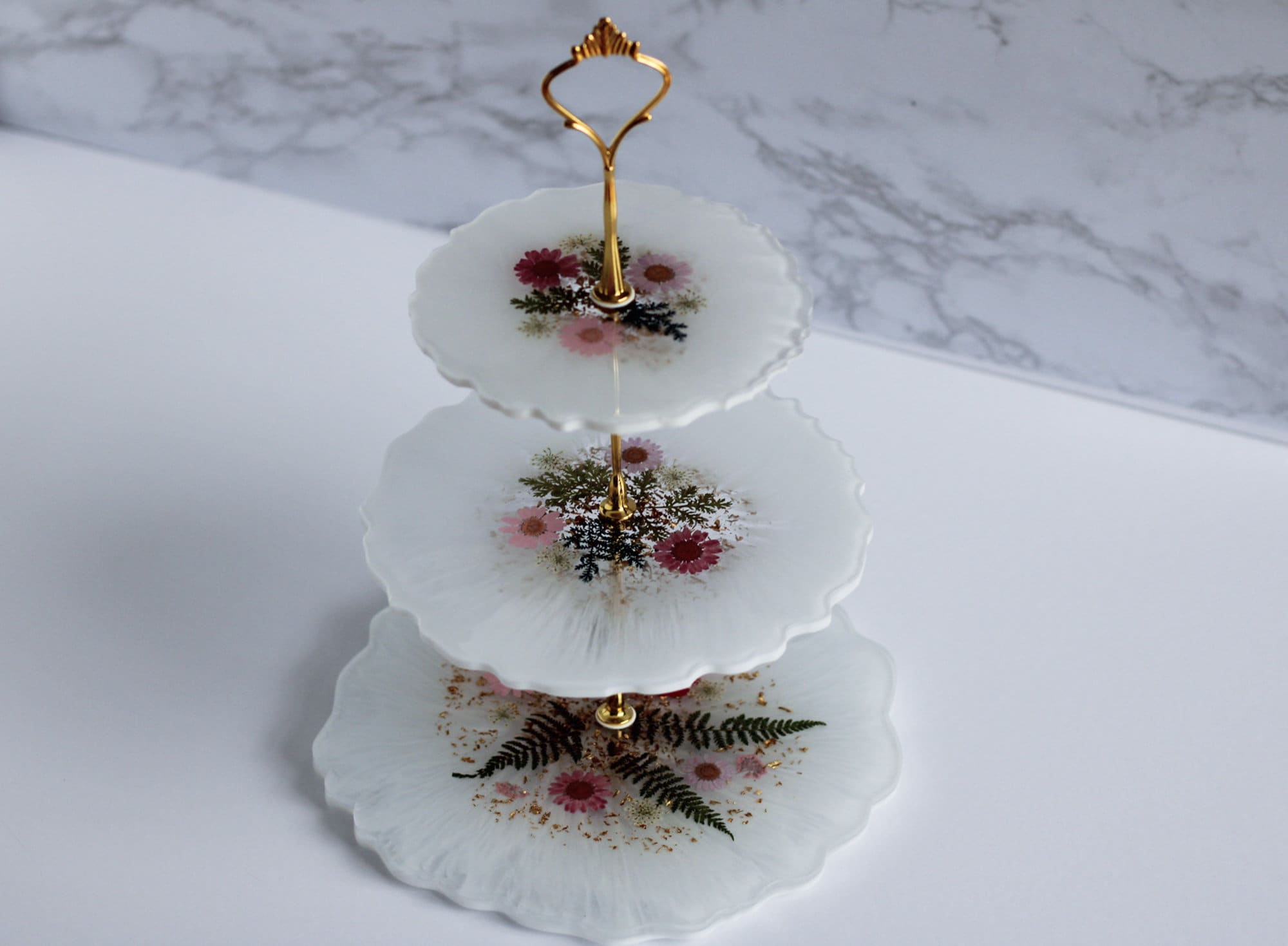 Tiered Resin Cupcake Stand Made To Order Personalised Gift Wedding