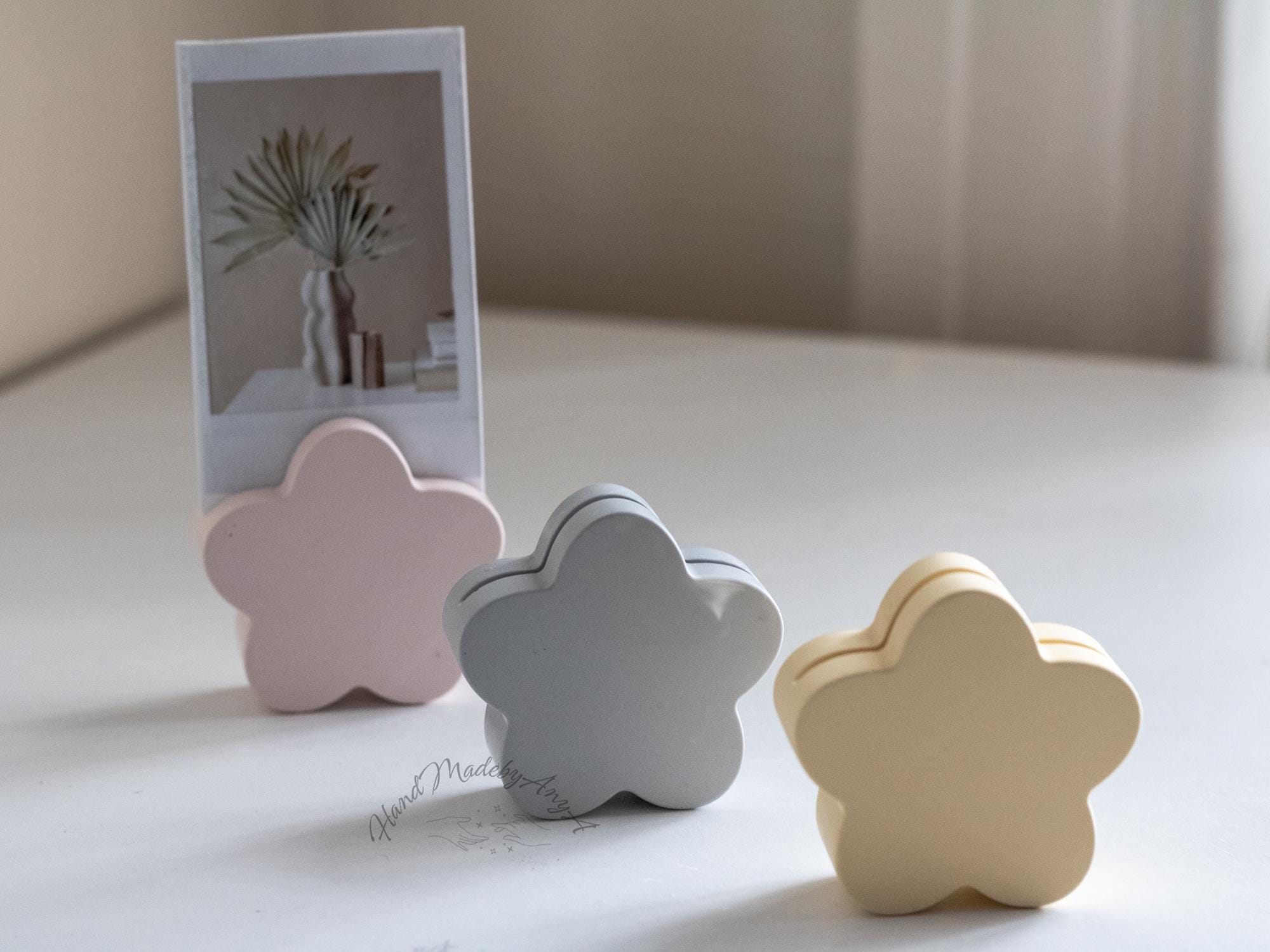 Polaroid Photo Holder Set 2 Colourful Photo & Place Card Holder Wedding ...