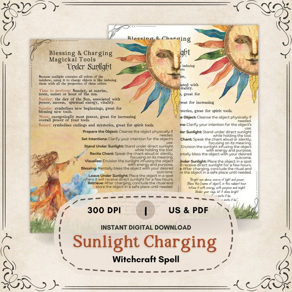 Book of Shadows Blessing - Etsy