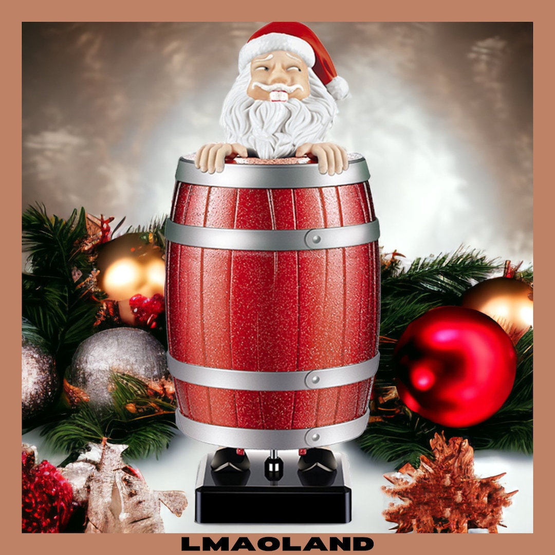 Santa Cigarette Dispenser Christmas Gifts Funny Smoking Toy Hilarious ...