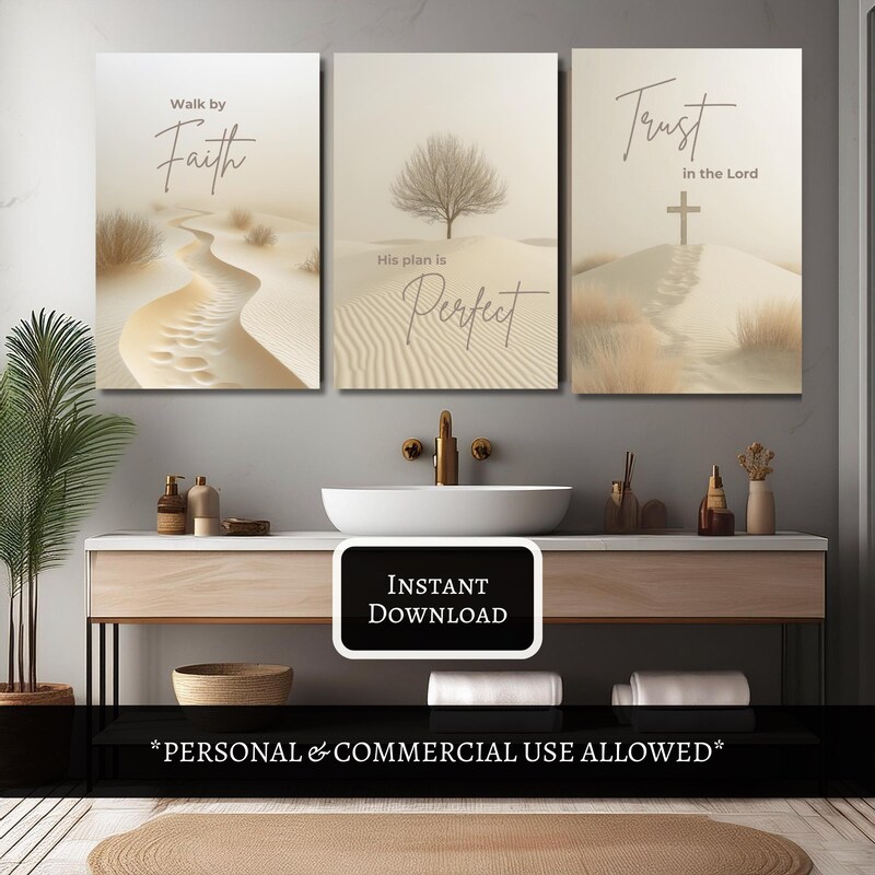 Christian Bathroom - Etsy
