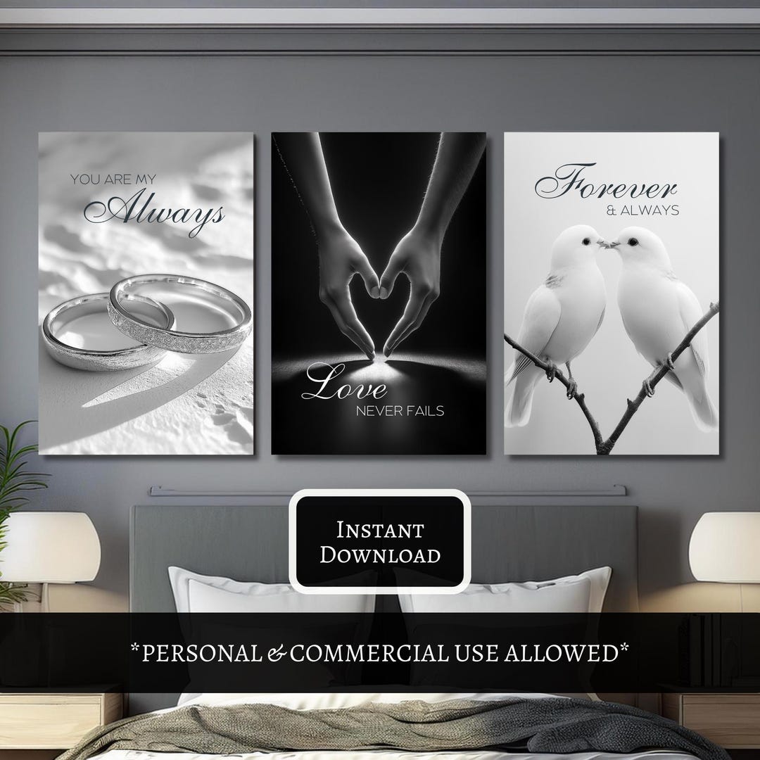 Romantic Bedroom Wall Decor Bedroom Art Romantic Wall Art Bedroom Decor ...