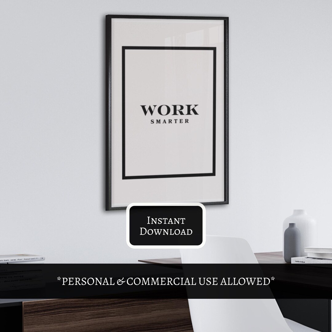 Office Quotes Printable Wall Art Office Print Wall Art Quote Office ...