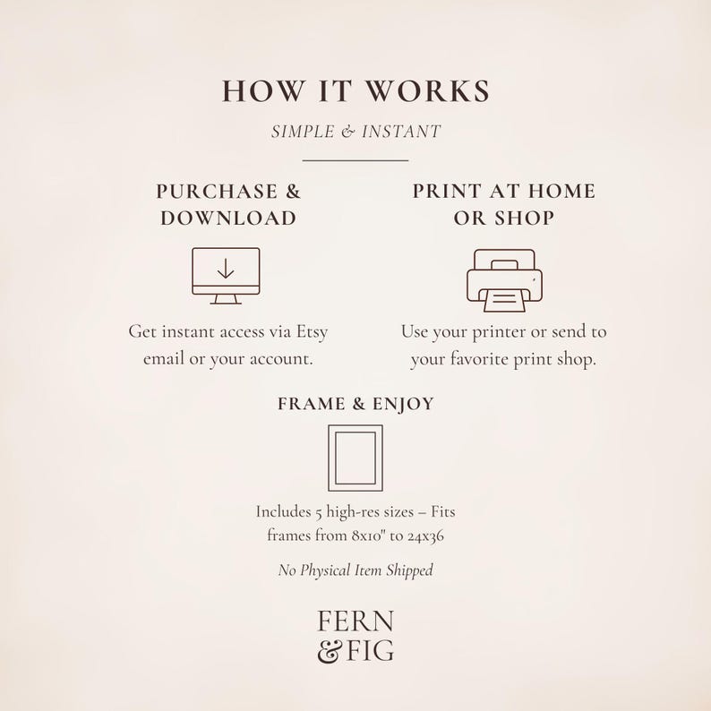 Boho Inspirational Quote Digital Download: Cozy Cottagecore Wall Decor ...